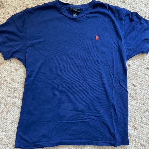 Polo Ralph Lauren | Shirts | Mens Blue Polo Tee Size Medium Classic ...